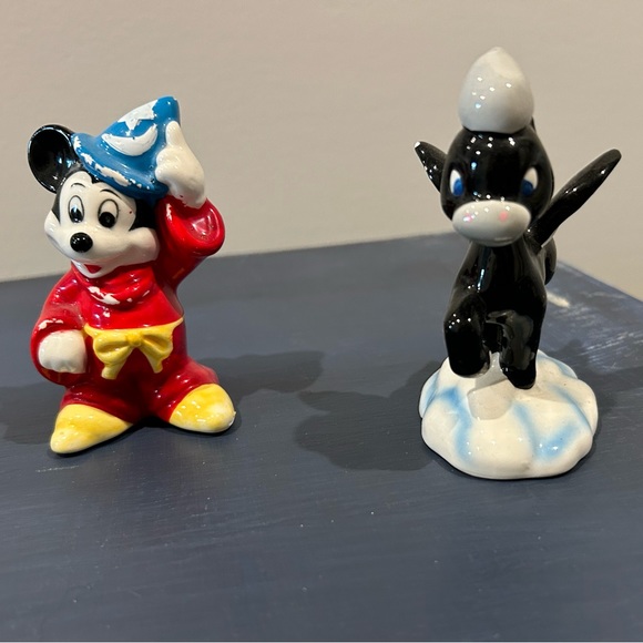Disney | Art | Vintage Disney Fantasia Porcelain Ceramic Figurines Set ...